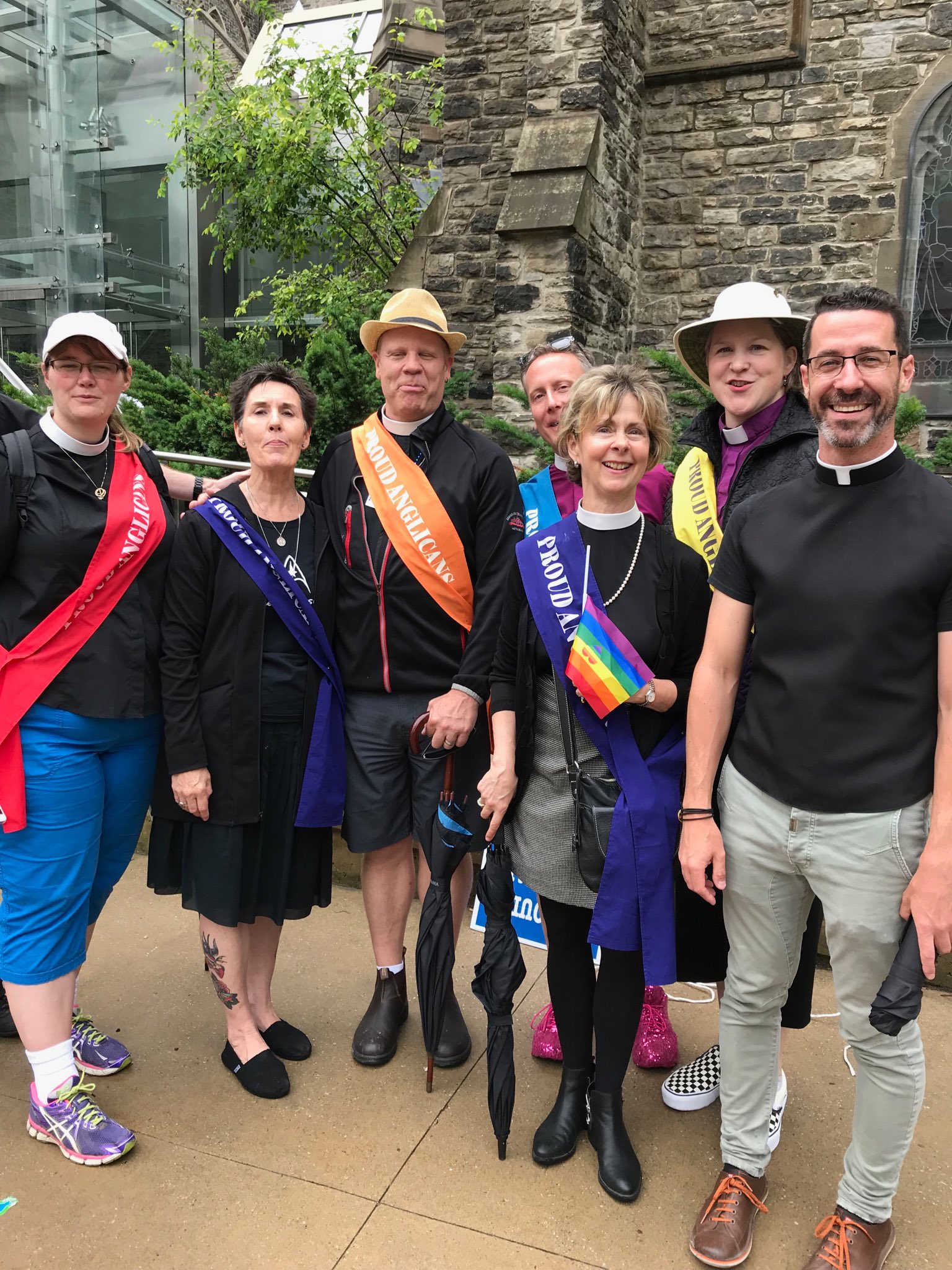 Anglican clergy gather for the Toronto Pride Parade | Anglican Samizdat