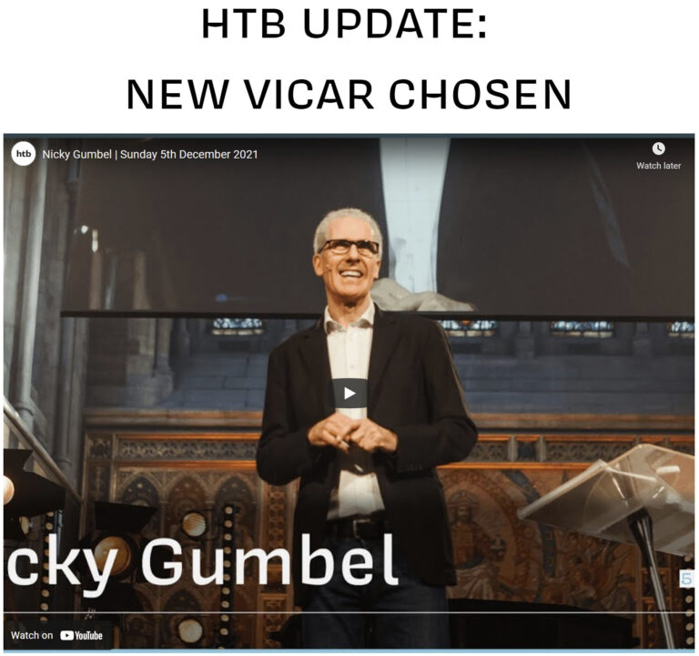 Pro LGBT Vicar appointed to lead Holy Trinity Brompton | Anglican Samizdat